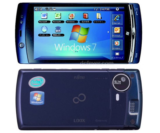 【評測】Windows 7 / Symbian 雙系統配 1.2GHz Atom：Fujitsu LOOX F-07C 面世 ...
