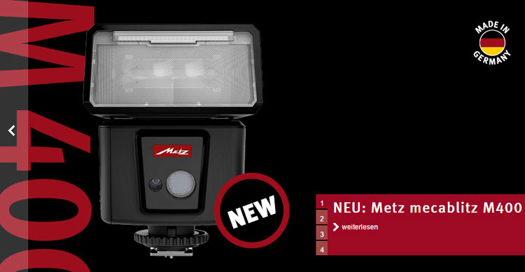 外表的骰，輸出強大：Metz 推出 M400 閃光燈！ - DCFever.com