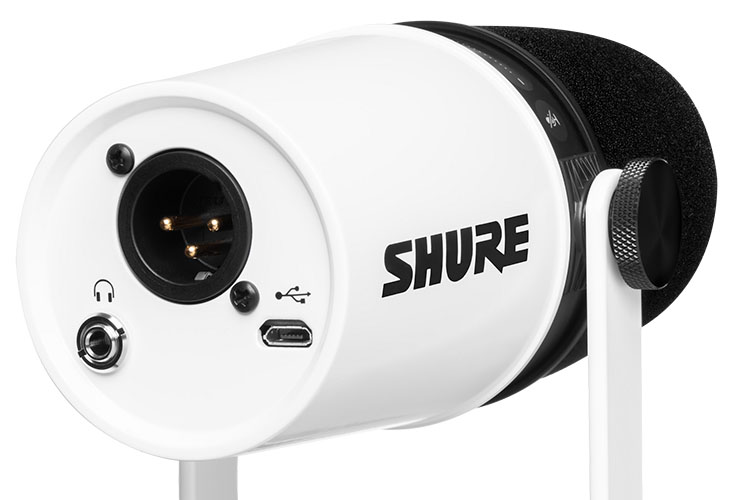 黑白配色更搶眼 Shure 限量版 MV7 White Noir - DCFever.com